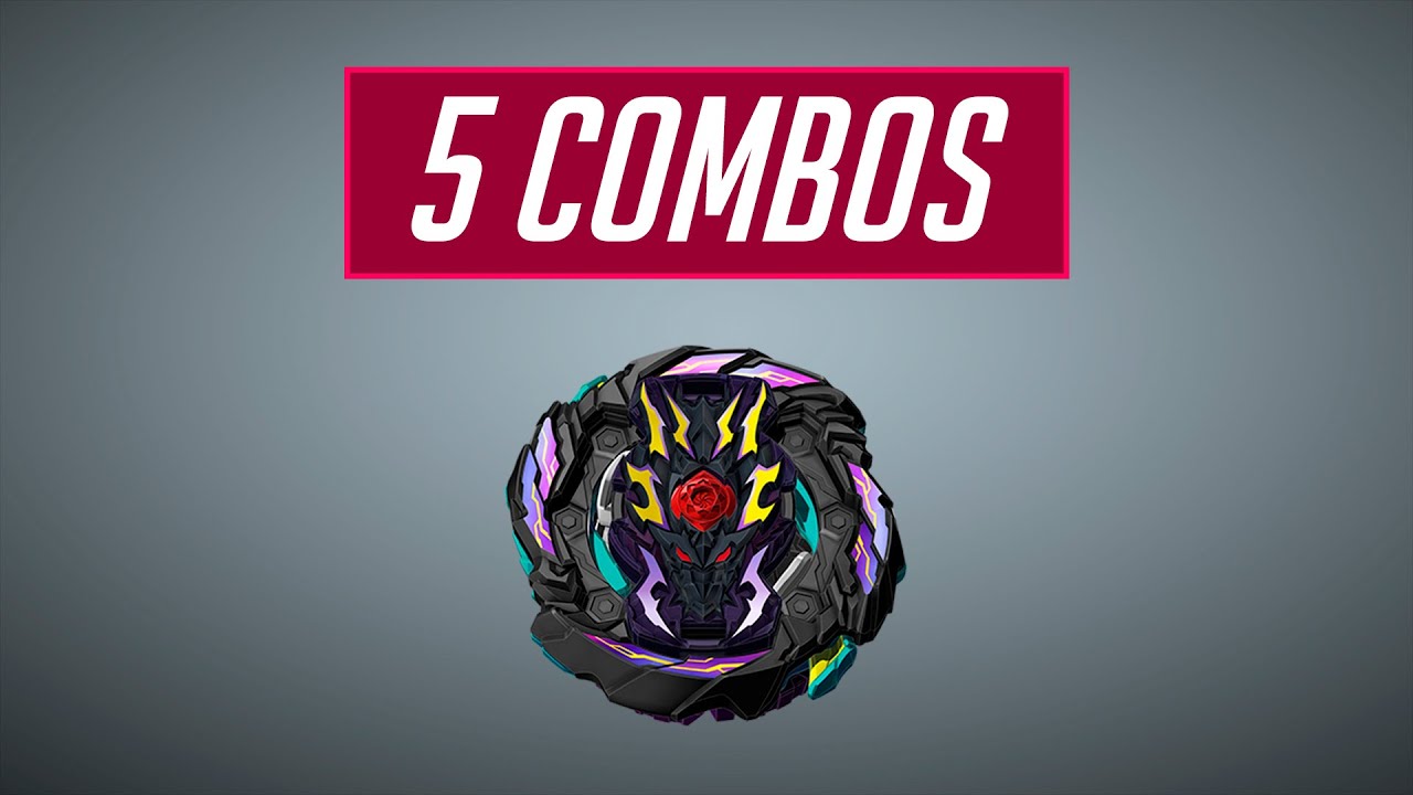 5 COMBOS de Dread Bahamut | Beyblade Burst - YouTube