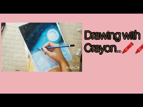 Drawing with crayons (little messy) (*_*)|Art Aloha! - YouTube