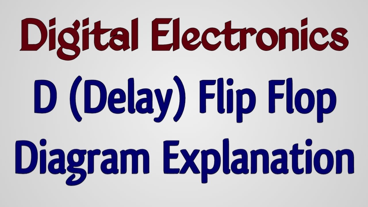 Explain about D Flip Flop | Digital Electronics | D (Delay) Flip Flop ...