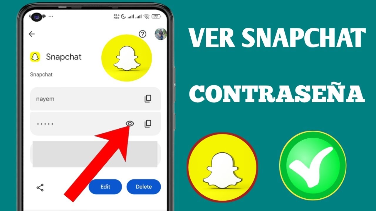 Cómo ver la contraseña de Snapchat 2025 || Cómo averiguar tu contraseña ...