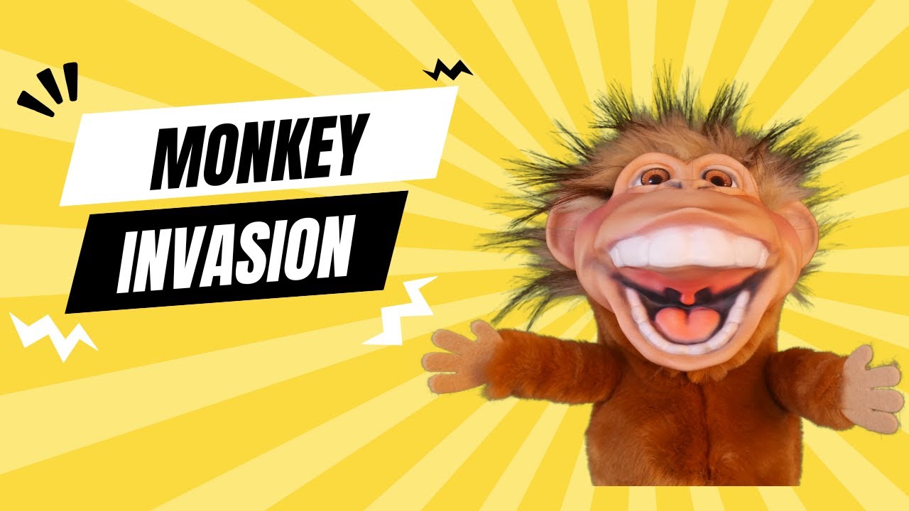 Crazy Monkey Puppet Invades Home for Banana #funny #cleancomedy # ...