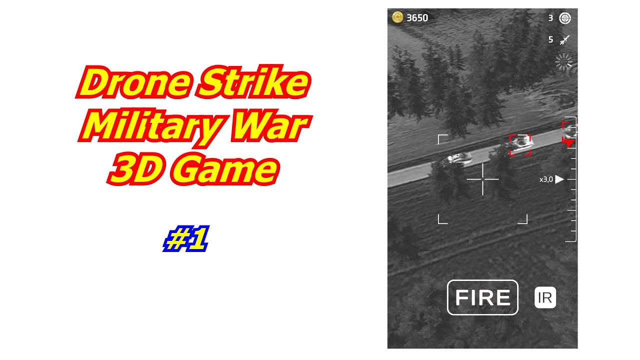 Drone Strike Military War 3D Game Walk Through How To Play - YouTube