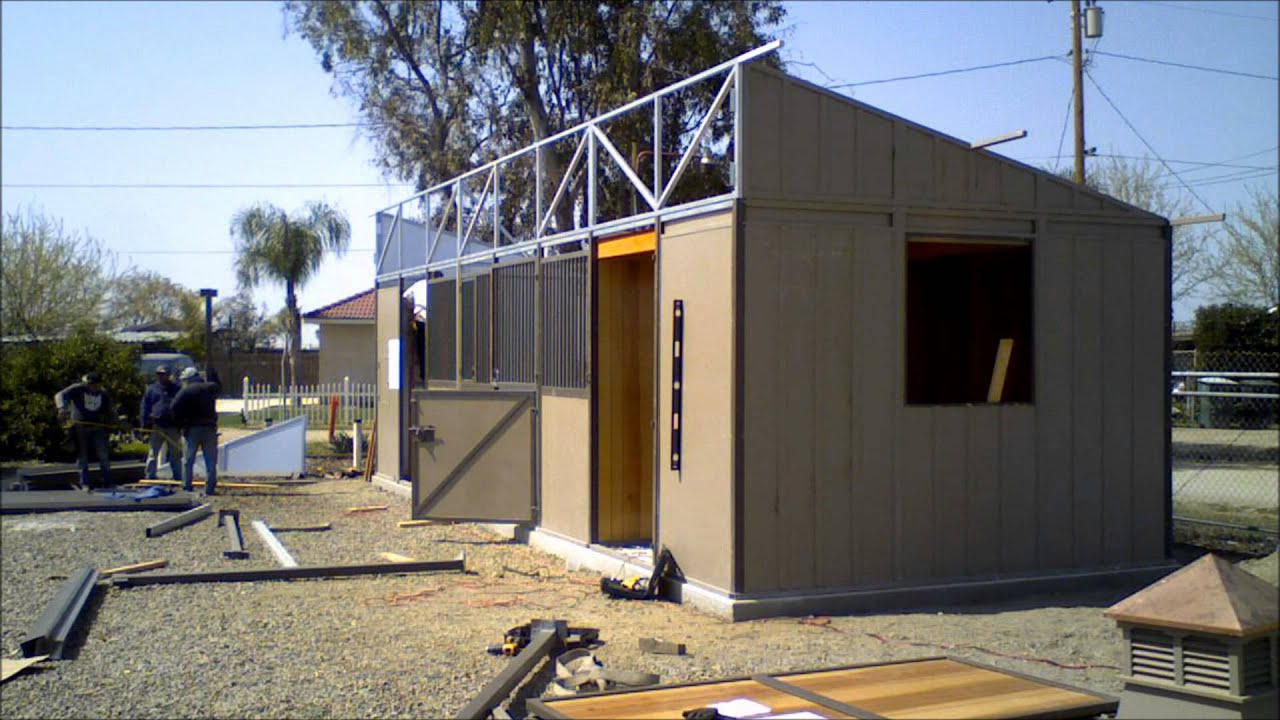 Ulrich Horse Barns Installation Time Lapse Video - YouTube