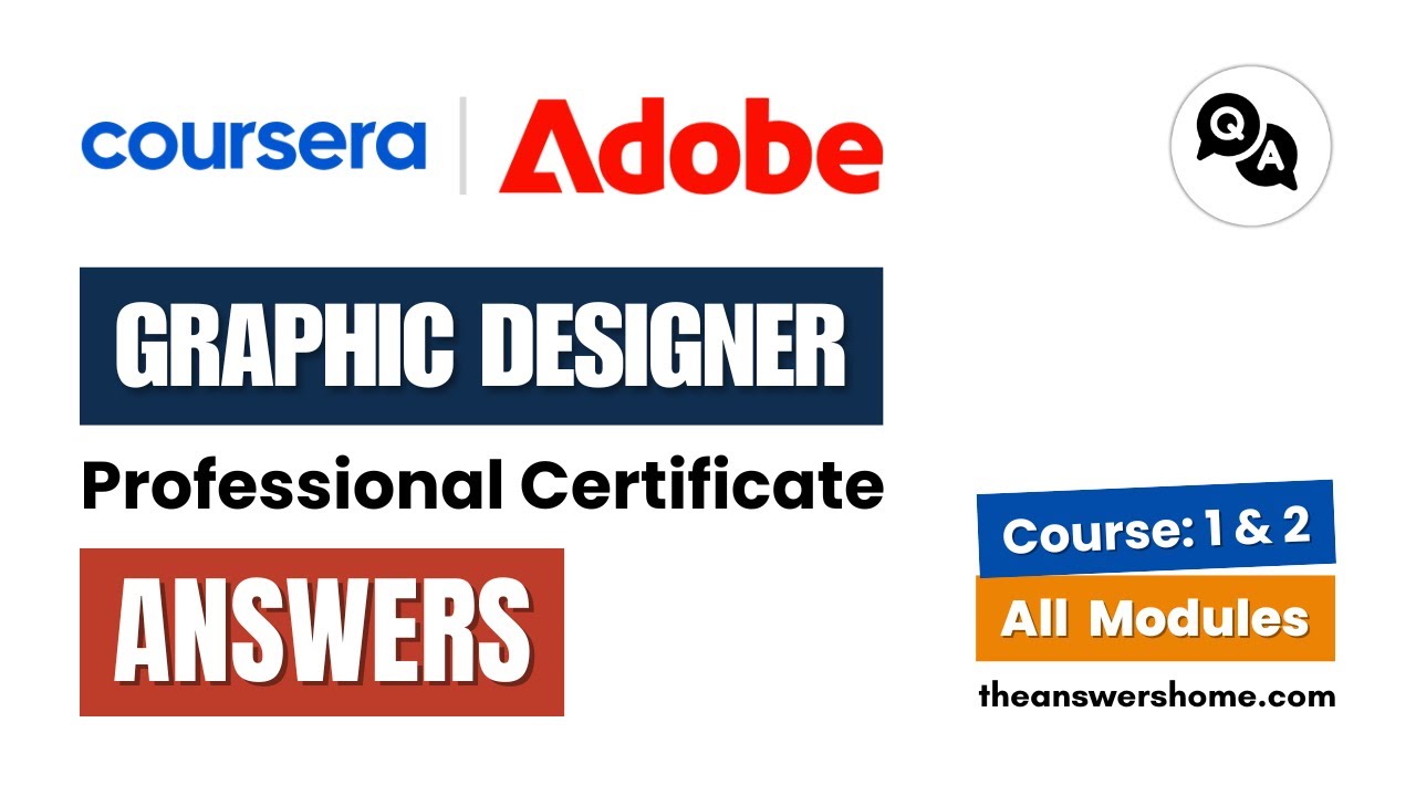 Adobe Graphic Designer Professional Certificate Coursera Answers ...