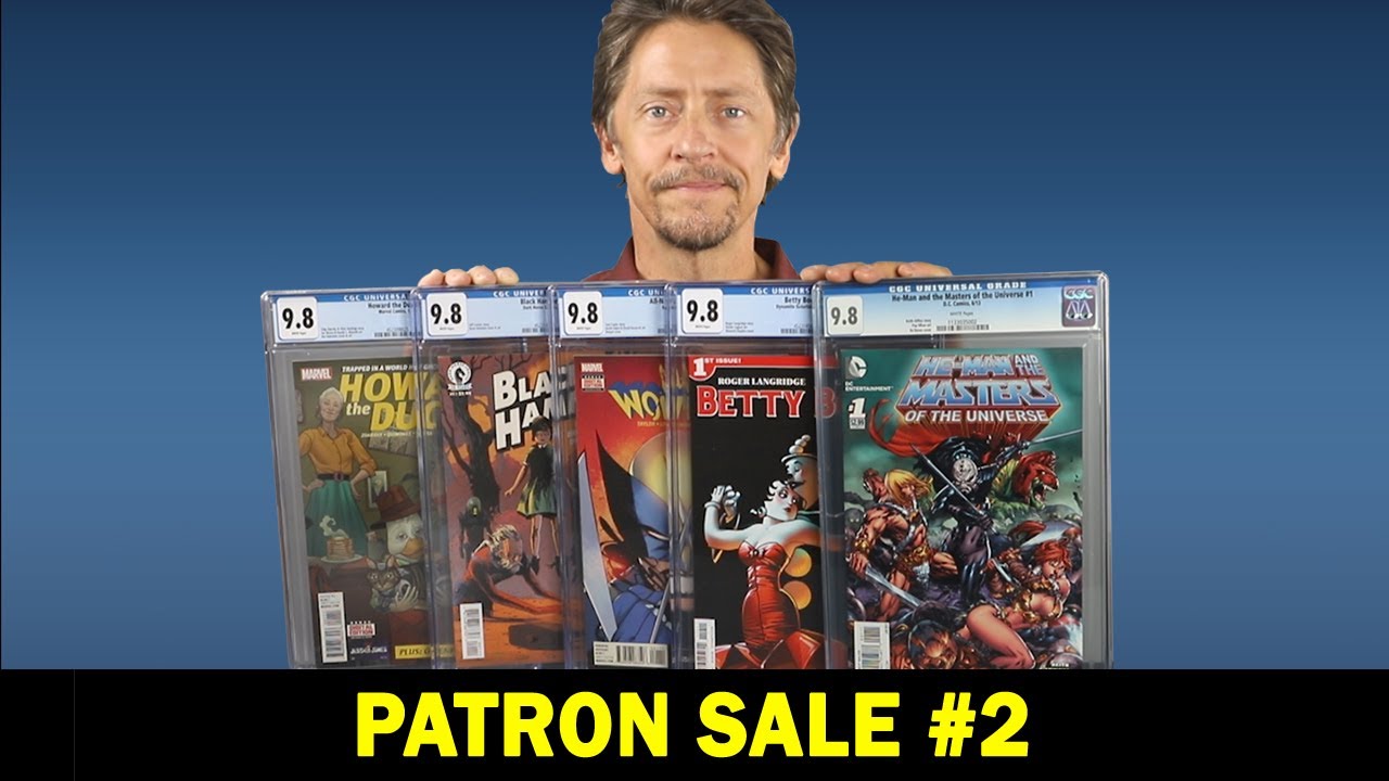 Patron Sale #2: CGC Graded Modern Comics - YouTube