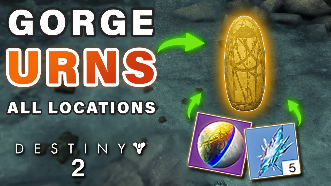 All The Gorge Mystery Urn Locations Guide Destiny 2 - YouTube