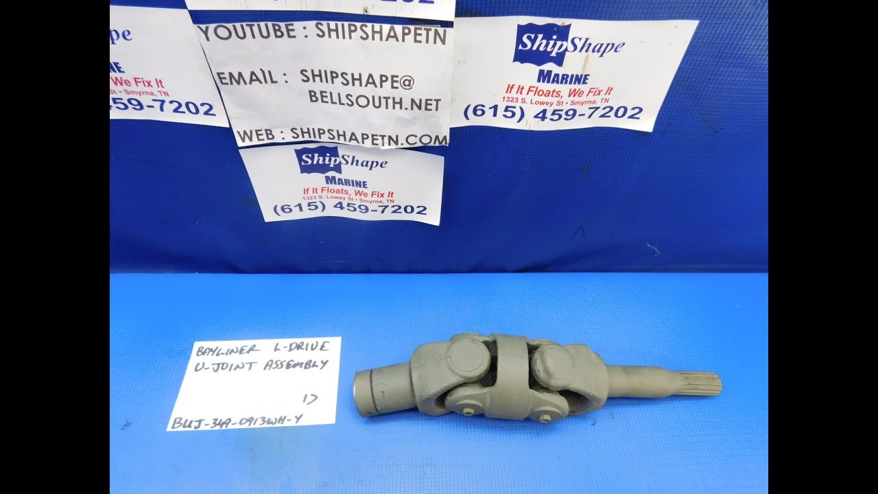 FOR SALE - Bayliner Capri L-Drive U-Joint Assembly F2a695141 NLA $349. ...