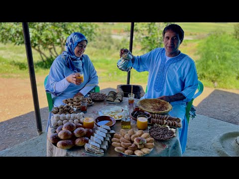 الاحتفال بعيد الفطر  في قرية جبلية