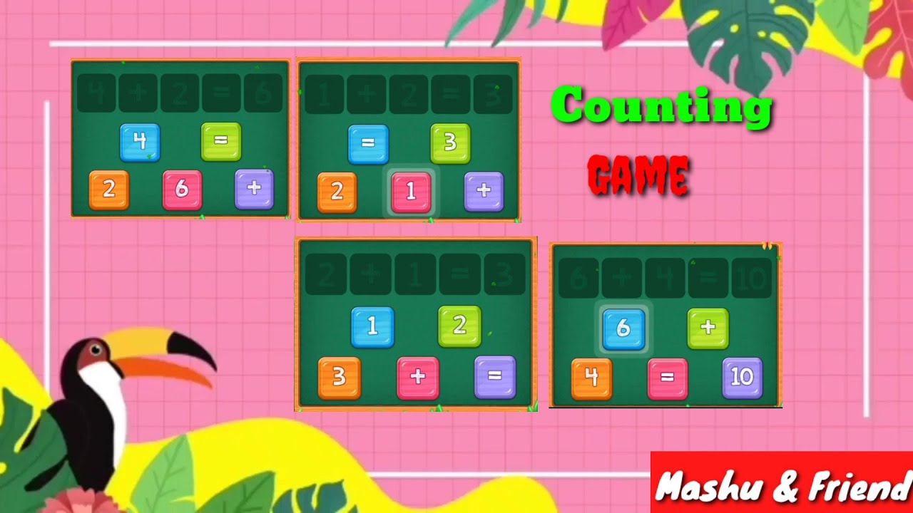 Counting Mathematics Game for kids - YouTube