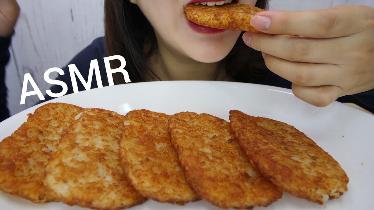 ASMR HASH BROWNS | Crunchy Eating Sounds (No Talking) | 바삭바삭 해시브라운 먹방 ...
