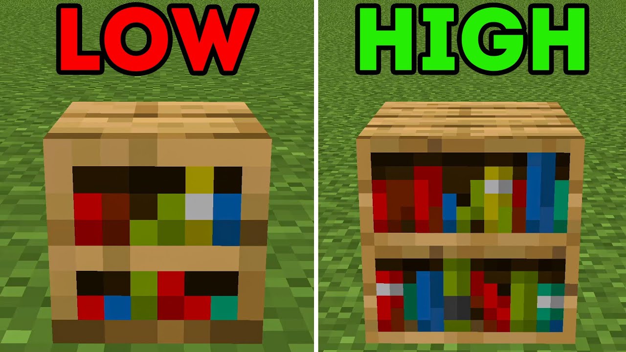 low textures vs high textures - YouTube