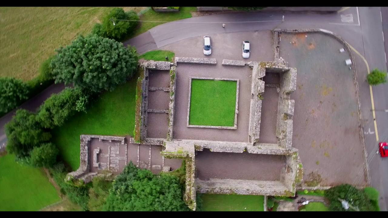 Castlelyons Abbey (as seen from a high altitude perspective) - YouTube
