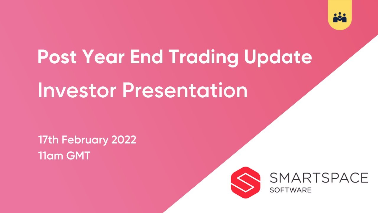 SMARTSPACE SOFTWARE PLC - Post Year End Trading Update - YouTube