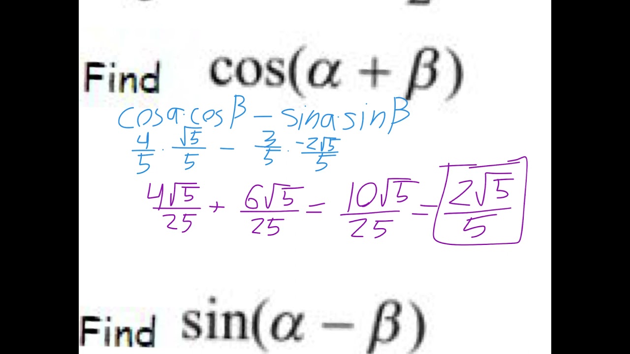 Sum And Difference Formula Notes Set 2a YouTube sum-and-difference-formula-notes-set-2a-youtube