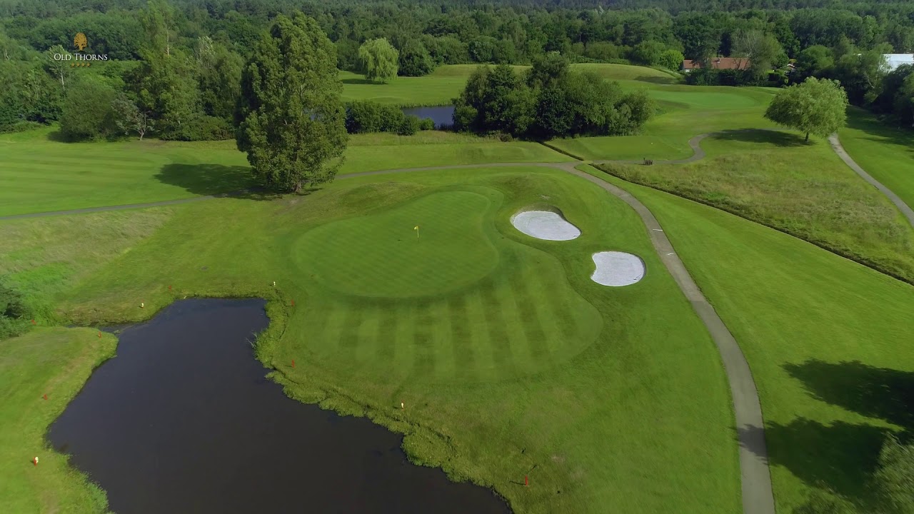 Old Thorns Golf Flyover - YouTube