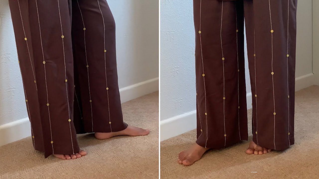 Trendy and stylish trouser design with full cutting and stitching ...