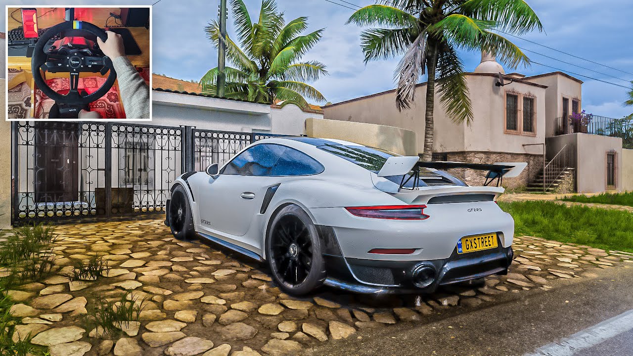 𝐑𝐞𝐚𝐥𝐢𝐬𝐭𝐢𝐜 driving with Porsche 911 GT2 RS - Forza Horizon 5 | Logitech ...