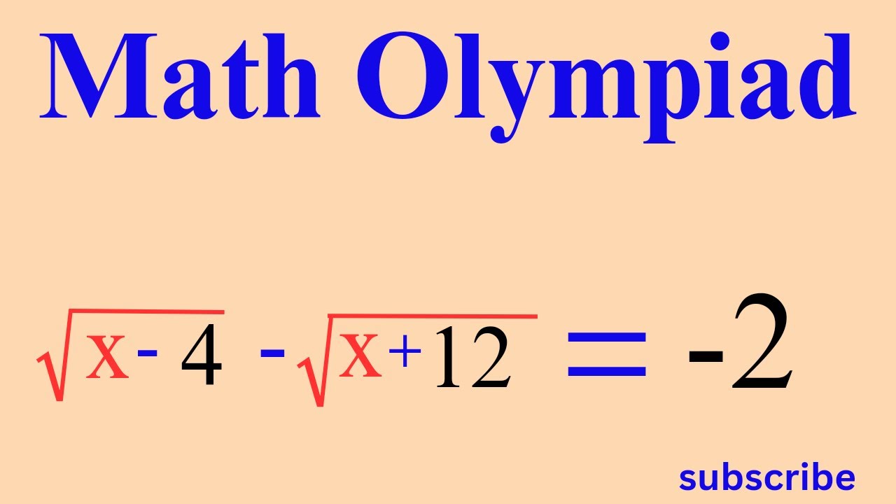 A Nice Square Root Math Problem How To Solve Youtube 3797