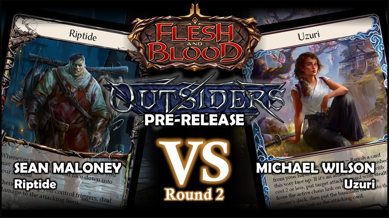 Riptide v. Uzuri | Flesh and Blood TCG | Outsiders Pre-Release | Round ...