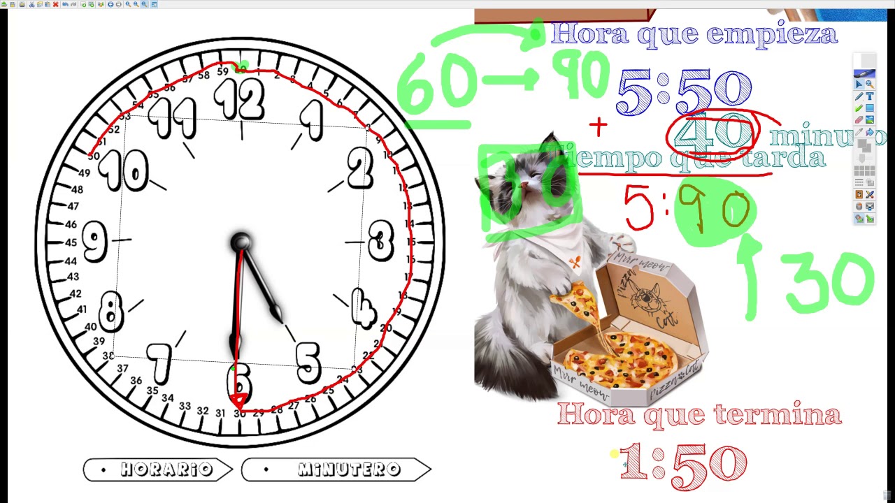 Desafios matematicos. Problemas con el reloj. Tercer grado - YouTube