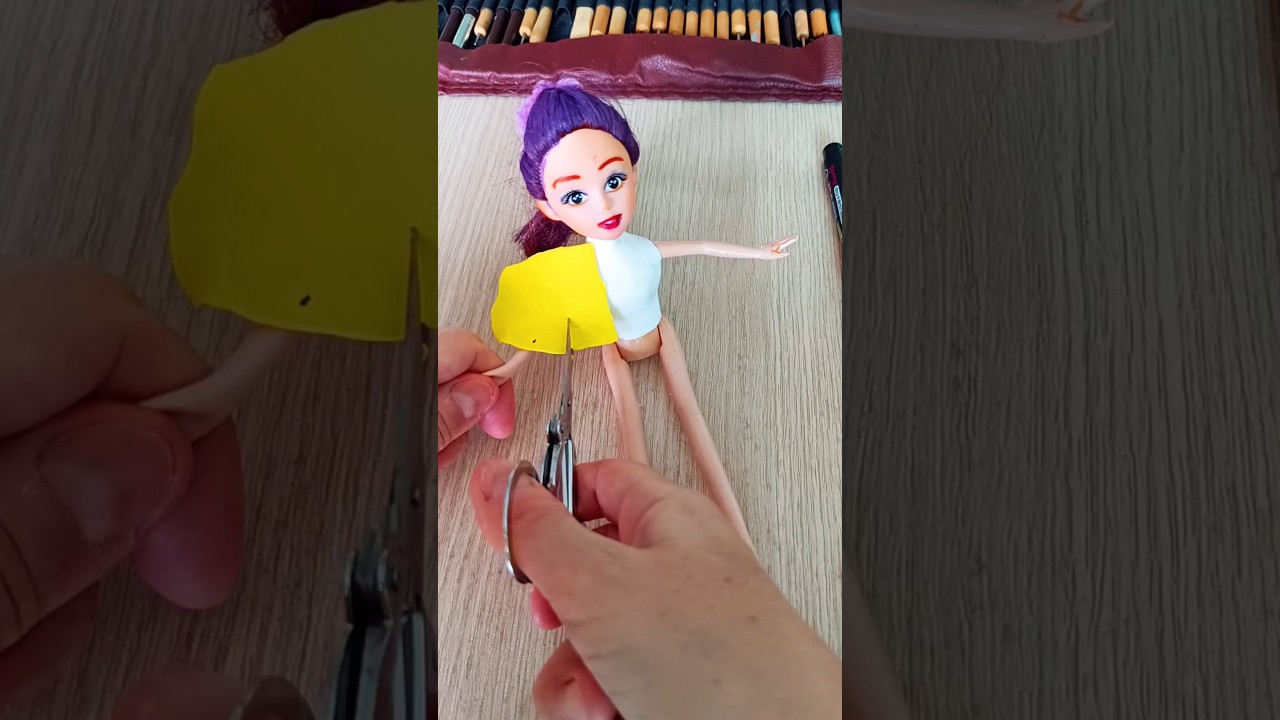 Easy transforming the doll into Rumi KPop Demon Hunters #diy #howto # ...