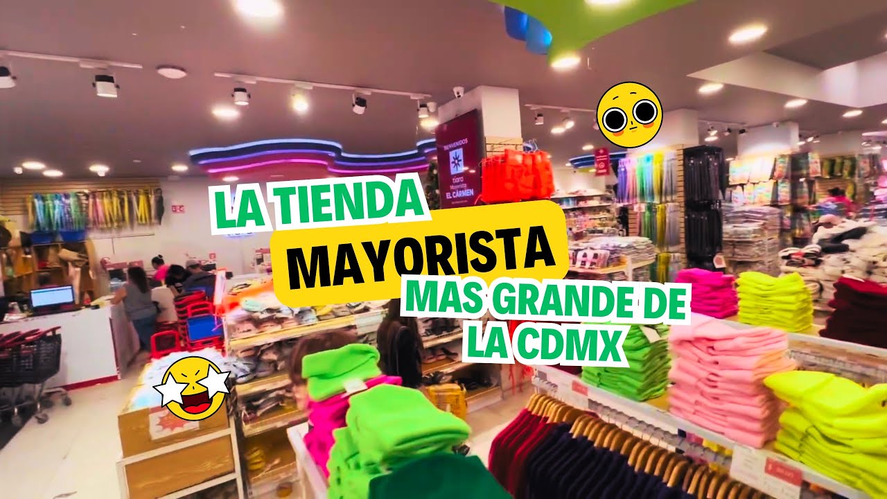 GRAN RECORRIDO POR LA TIENDA MAYORISTAS MÁS GRANDE DE LA CDMX 🛒💥 - YouTube