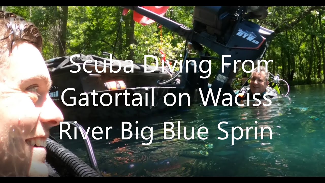 Scuba Diving from Gatortail! on Wacissa River - Big Blue Spring - YouTube