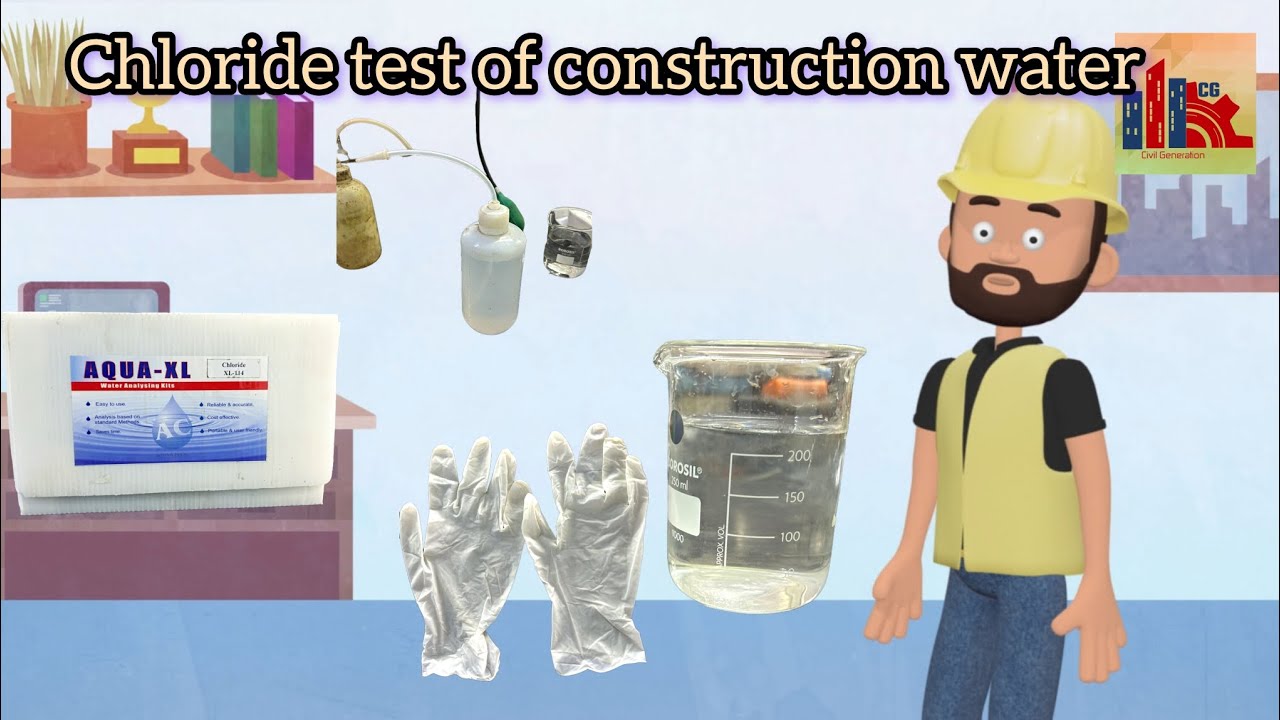 Chloride test of construction water - YouTube