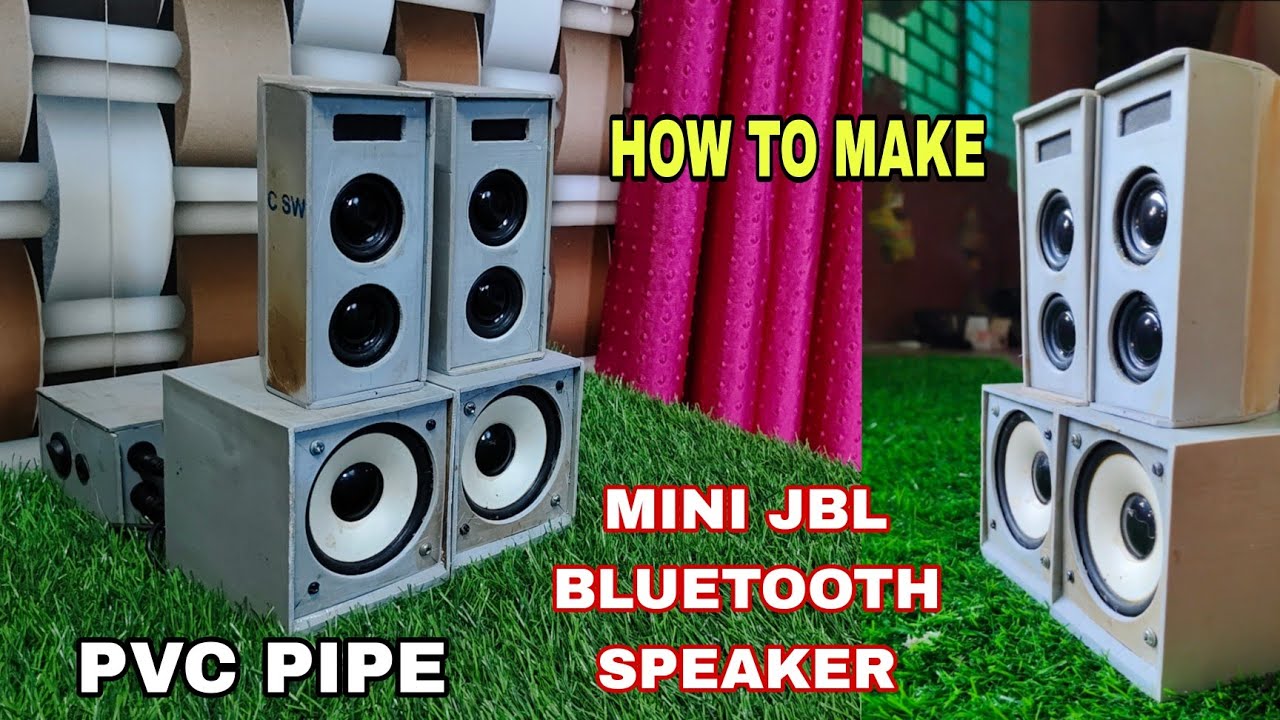how to make mini JBL bluetooth speaker homemade bluetooth speaker one ...