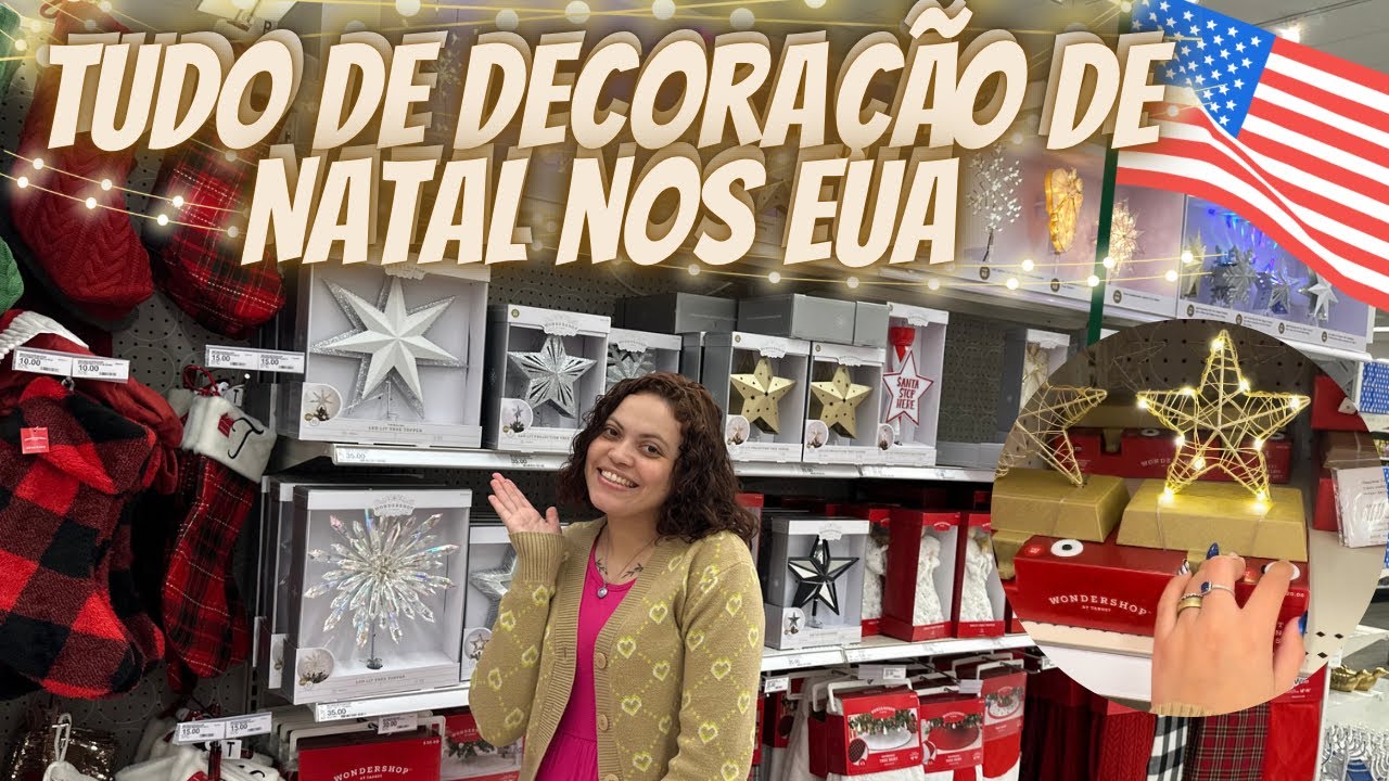 DECORAÇÃO DE NATAL NOS EUA🎄🇺🇸( tudo de Natal na target e no Walgreens ...