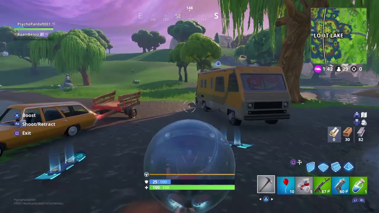 Playing fortnite to spite DJ - YouTube