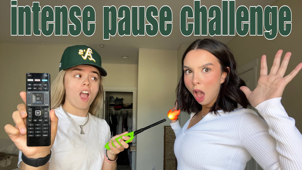 EXTREME PAUSE/ PRANK CHALLENGE WITH MY GIRLFRIEND *HILARIOUS* - YouTube