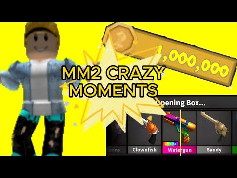 MM2 CRAZY MOMENTS *UNBOXING CHROMA WATER GUN* #MurderMysteryv - YouTube