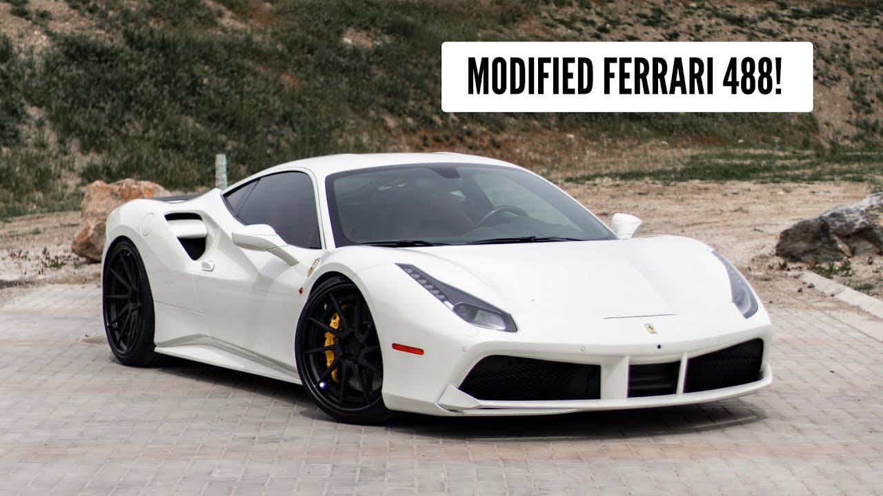 Modified Ferrari 488 with ADV.1 Wheels, Akrapovic Exhaust, Novitec ...