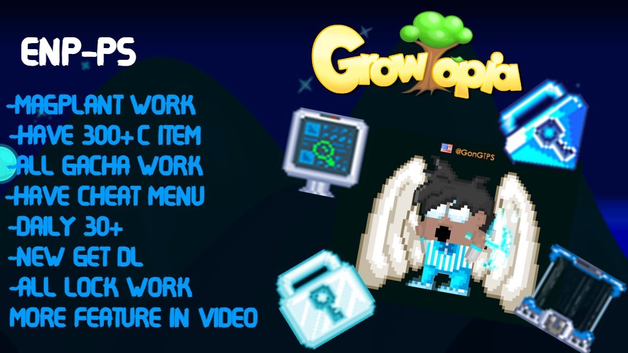 GROWTOPIA PRIVATE SERVER | ENP-PS | HAVE CHEAT MENU🥶 | 300+ C ITEM🤑 ...