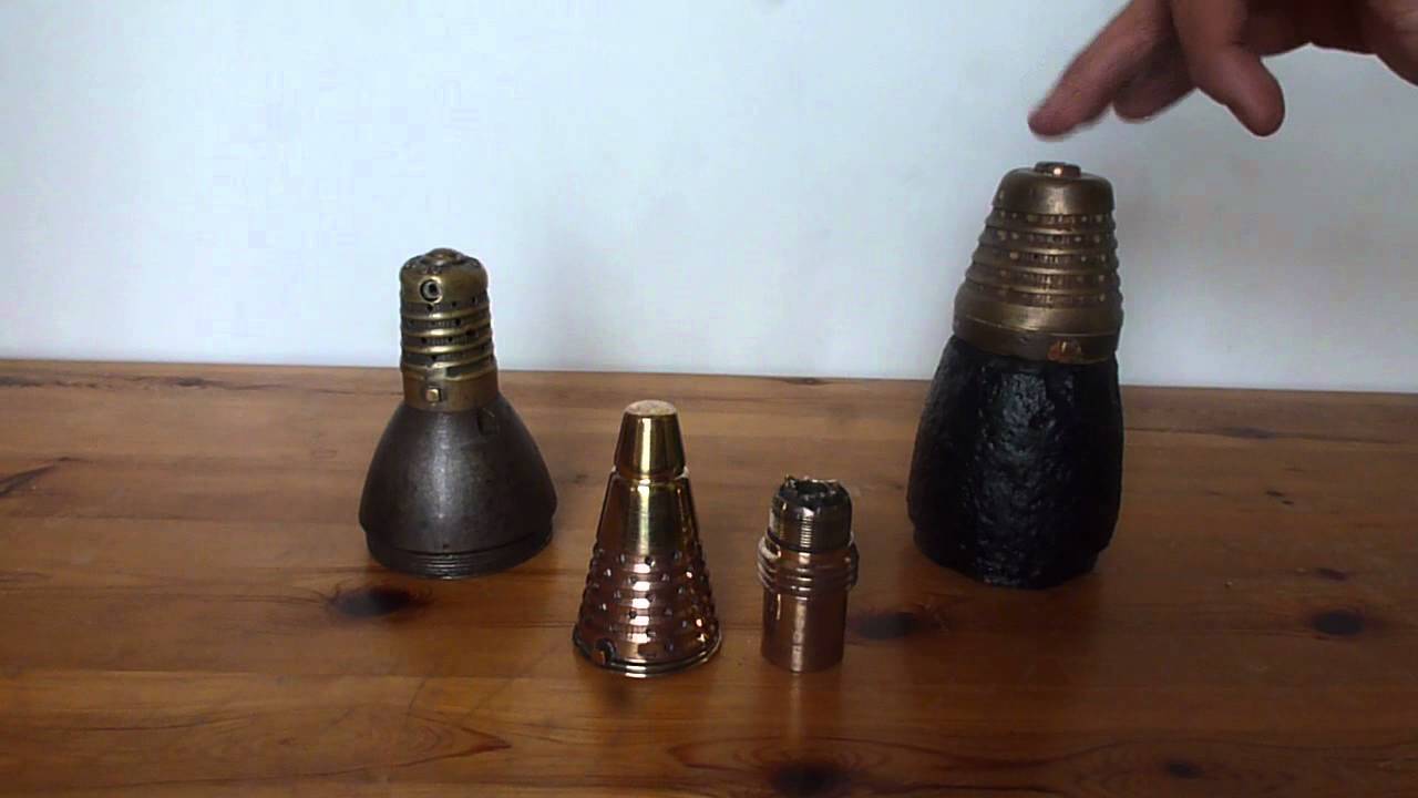 WW1 French Anti-air Shell Fuse. - YouTube