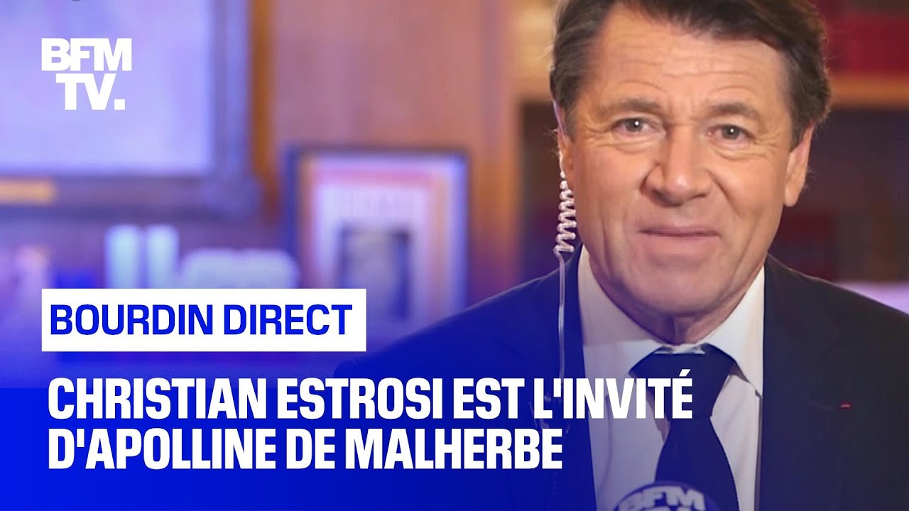 Christian Estrosi face à Apolline de Malherbe en direct - YouTube