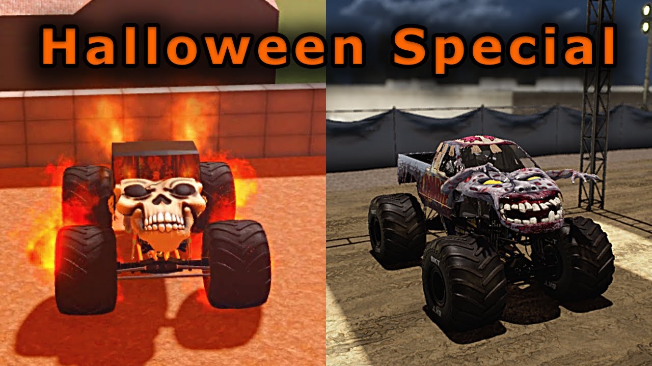 MONSTER JAM HALLOWEEN SPECIAL FREESTYLE! - YouTube
