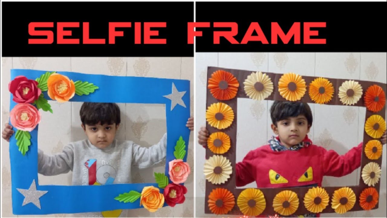 Selfie Frame/ Selfie photo Frame/ Friendship DayCraft #schoolcraft ...