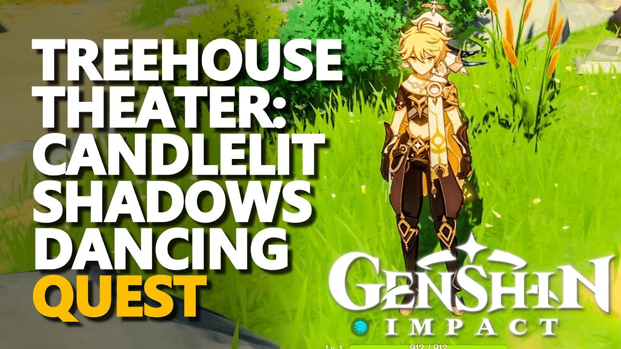 Treehouse Theater Candlelit Shadows Dancing Genshin Impact - YouTube