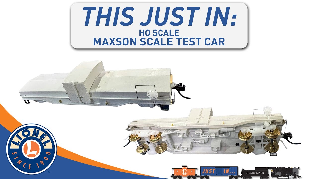 This Just In: Maxson Scale Test Car - YouTube