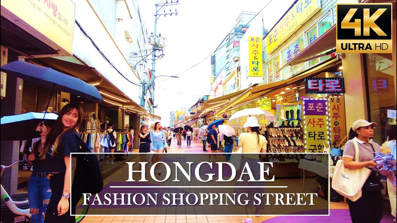 Hongdae 홍대 Shopping Street: The Ultimate 11-Minute Walking Tour! [4K ...
