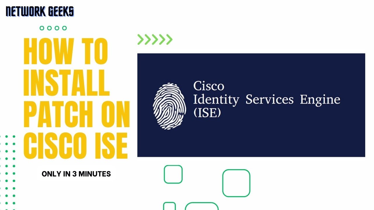 Cisco ISE Patch Installation (In Hindi) - YouTube