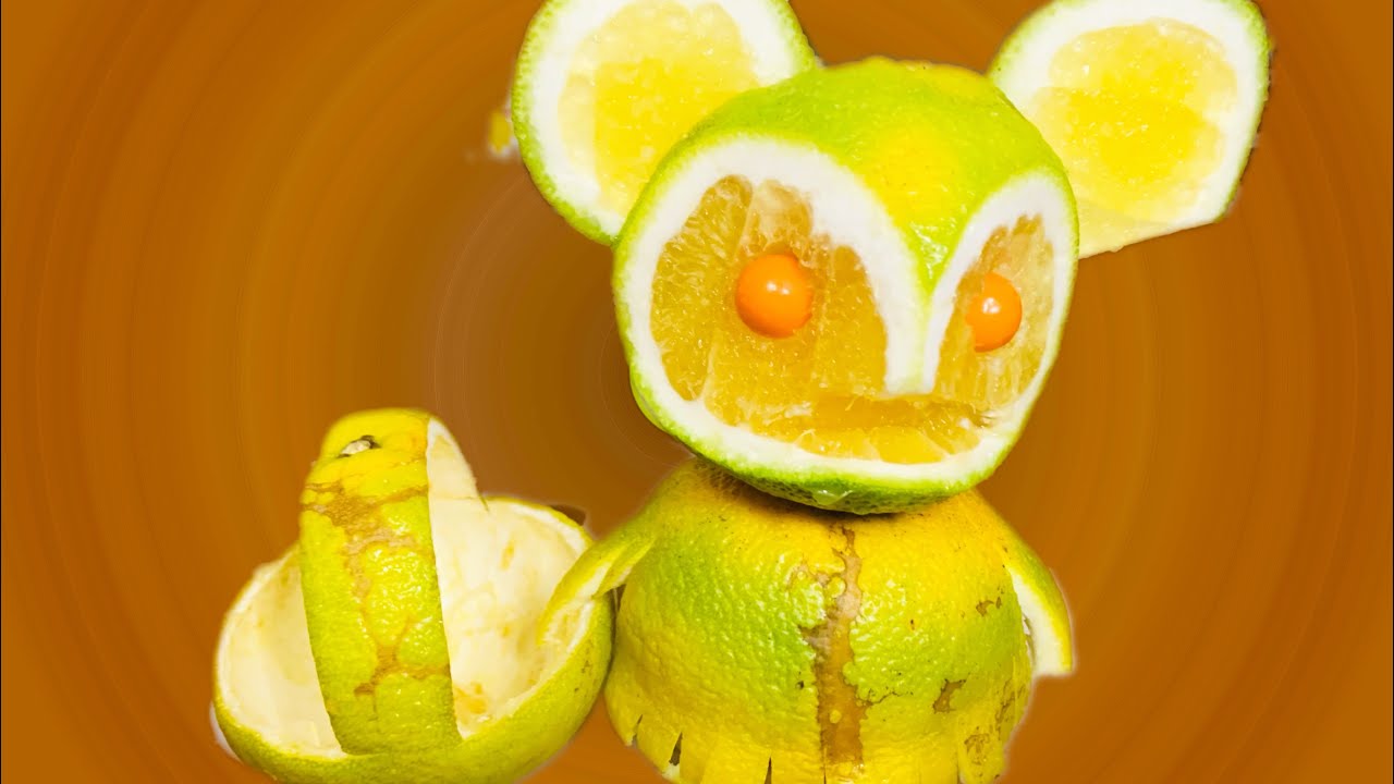 “Pomelo Fruit Carving: Adorable Animal Design” - YouTube