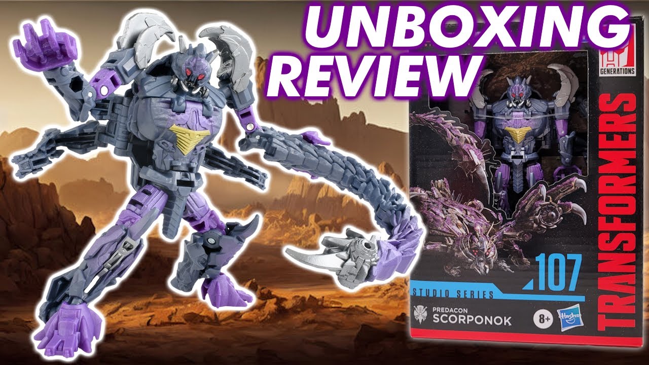 Unboxing and Review: Transformers Studio Series 107 Deluxe Predacon ...