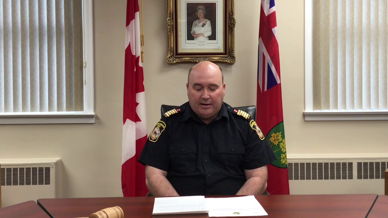Message from Mayor Albert and Fire Chief Little - May 15, 2020 - YouTube