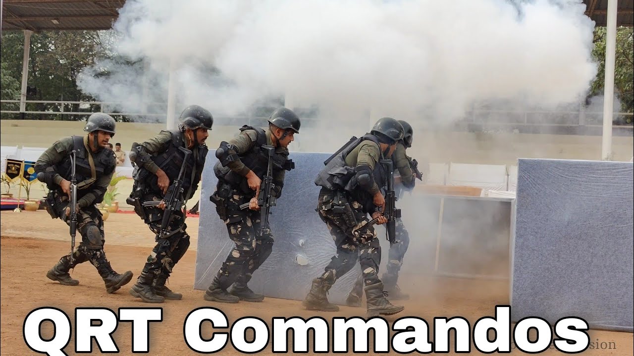 QRT Commandos in Action 🔥 #maharashtrapolice #commando #police - YouTube