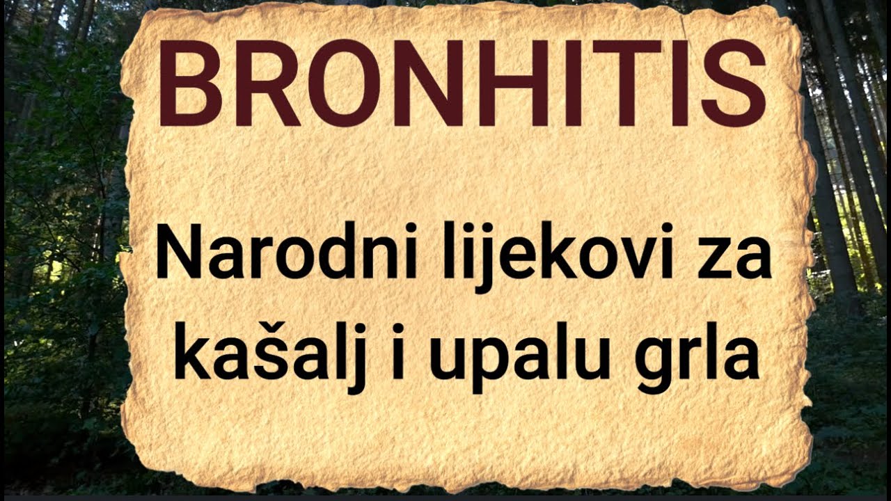 BRONHITIS: Prepoznajte simptome i naučite kako se liječi - Narodni ...