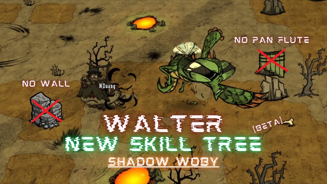 Teleporting Woby vs. Dragonfly! | Walter New Skill Tree - Don't Starve ...