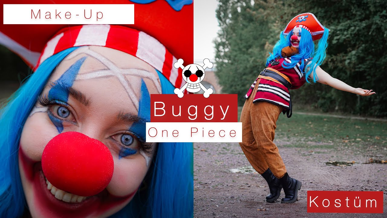 Buggy Make Up Tutorial & Kostüm Tipps I One Piece Netflix Cosplay I No ...